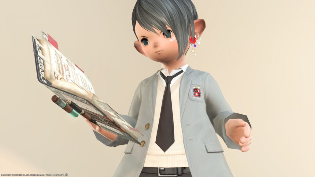 [Glamour] Rough school uniform “Collegiate Attire (Slacks)” (Lalafell ...