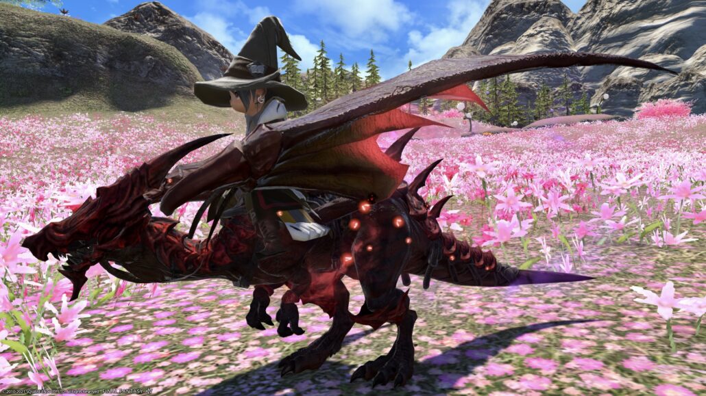 Cinder Drift (Extreme)-Nero-like bright red dragon mount “Ruby Gwiber ...
