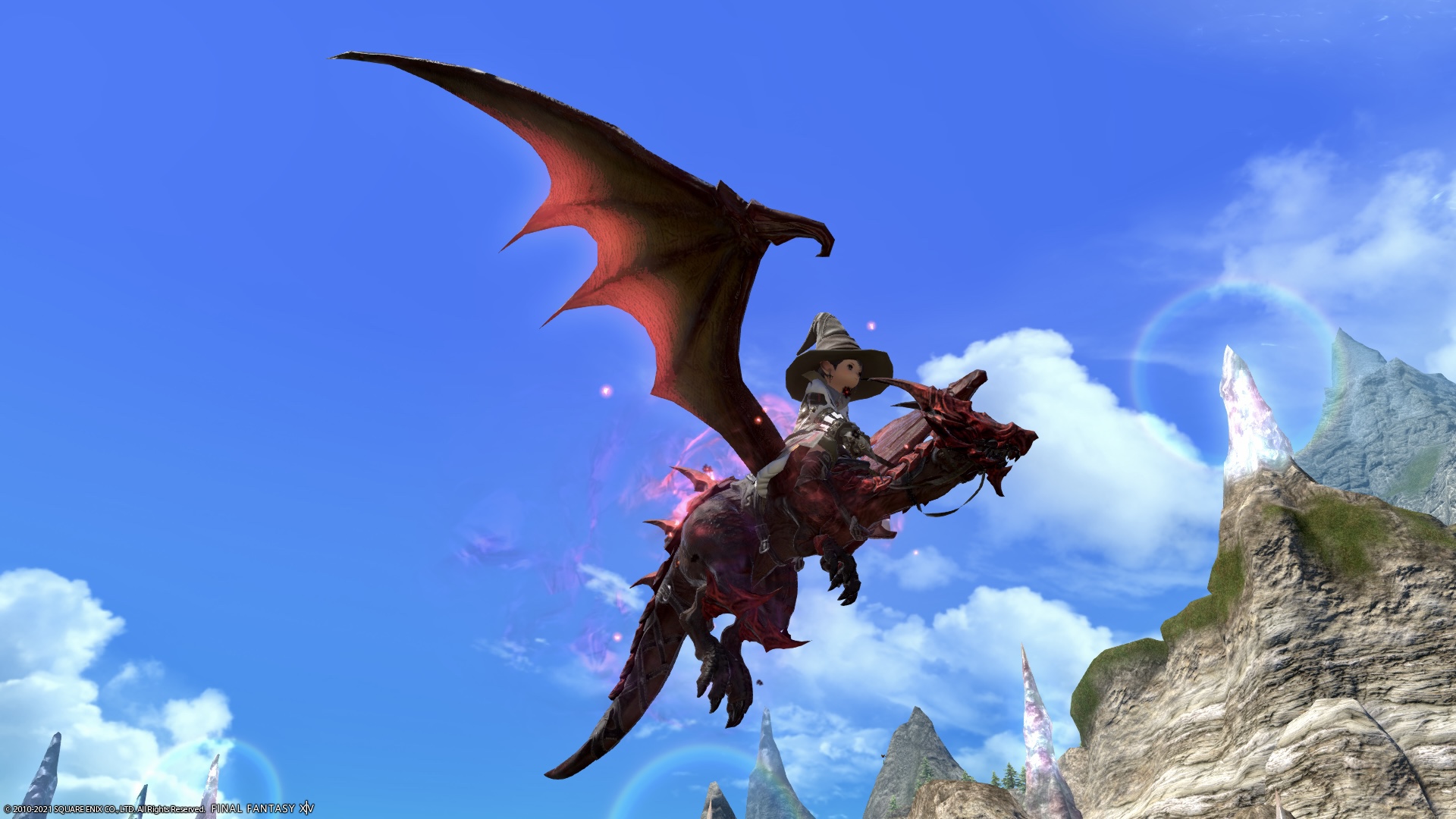 Cinder Drift (Extreme)-Nero-like bright red dragon mount “Ruby Gwiber ...
