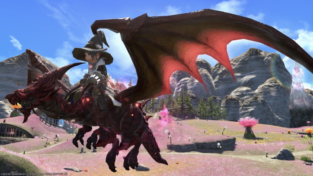 Cinder Drift (Extreme)-Nero-like bright red dragon mount “Ruby Gwiber ...