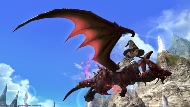 Cinder Drift (Extreme)-Nero-like bright red dragon mount “Ruby Gwiber ...