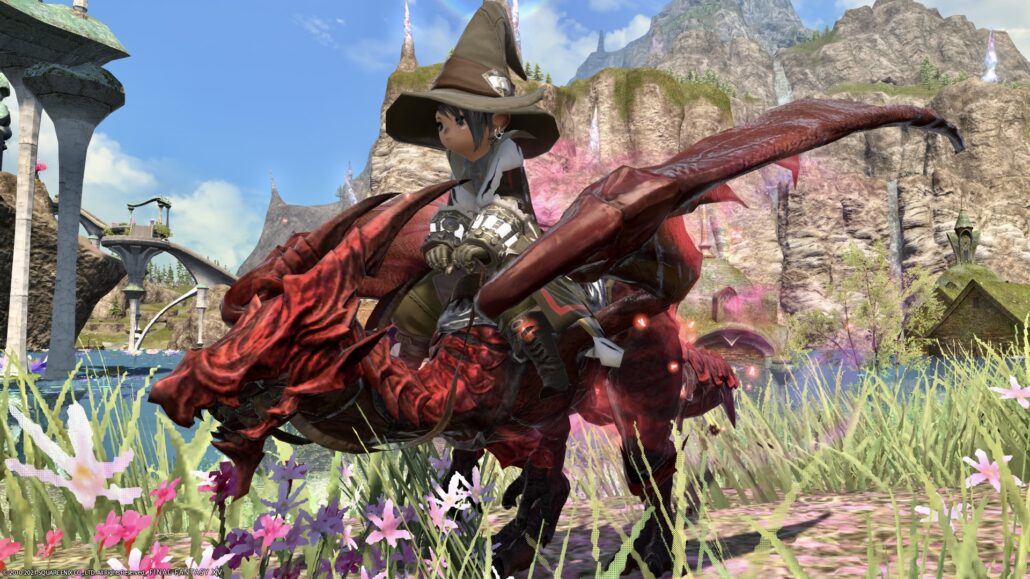 Cinder Drift (Extreme)-Nero-like bright red dragon mount “Ruby Gwiber ...