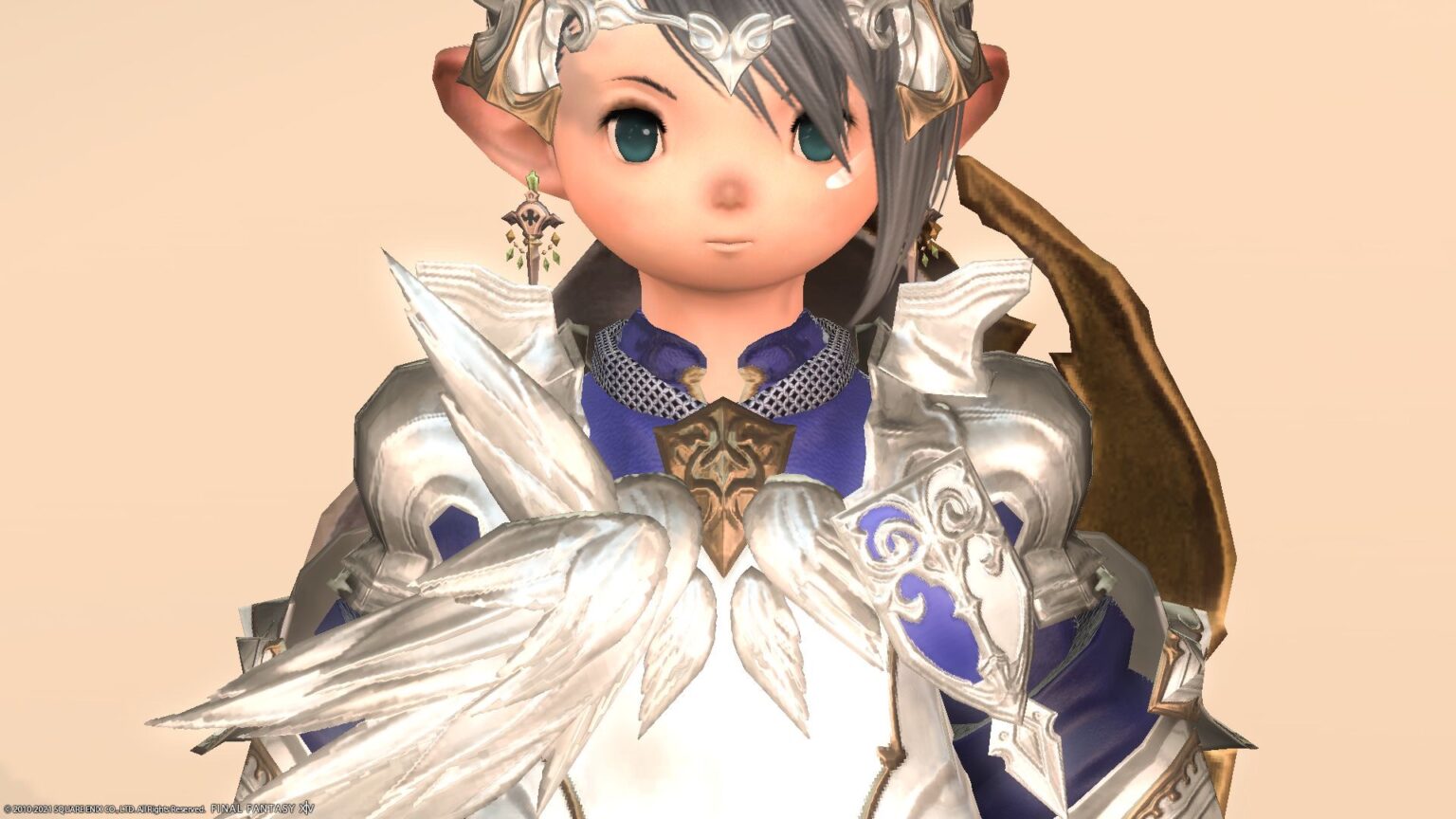 Paladin’s AF2 equipment “Creed” series with distinctive wings (Lalafell ...