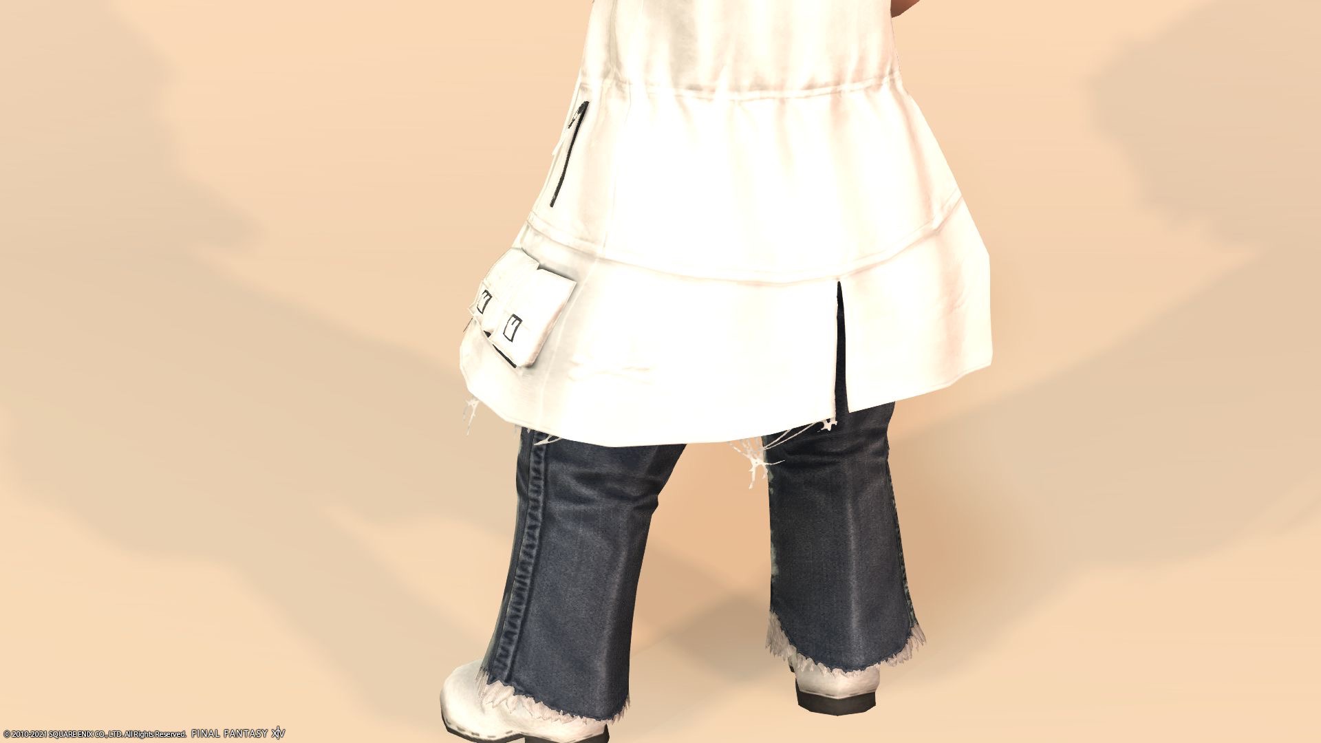 [Glamour] Casual coordination with boot-cut jeans “Peacelover’s ...