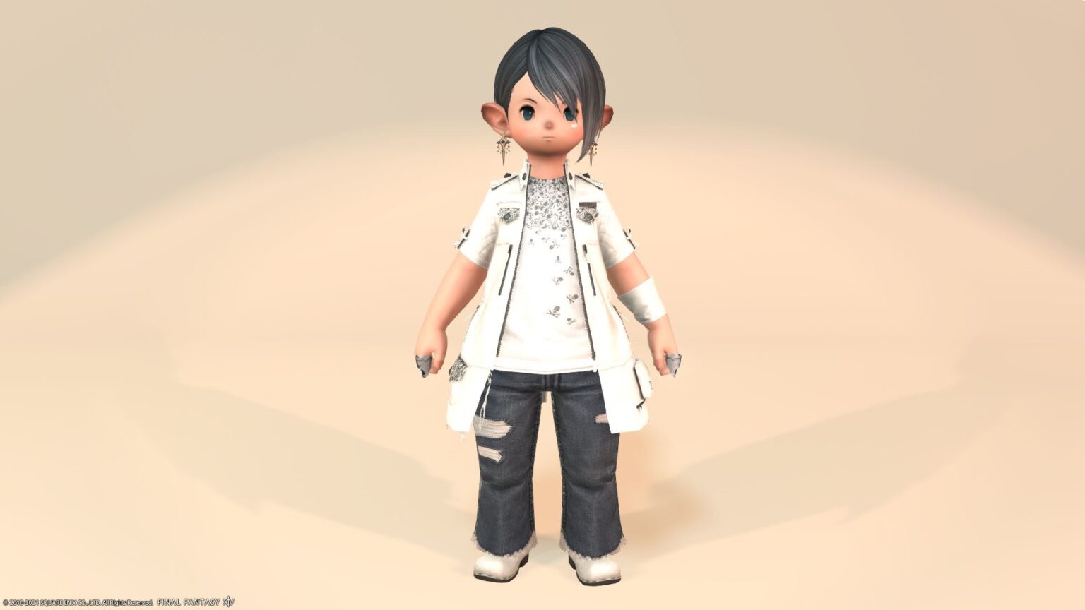 [Glamour] Casual coordination with boot-cut jeans “Peacelover’s ...