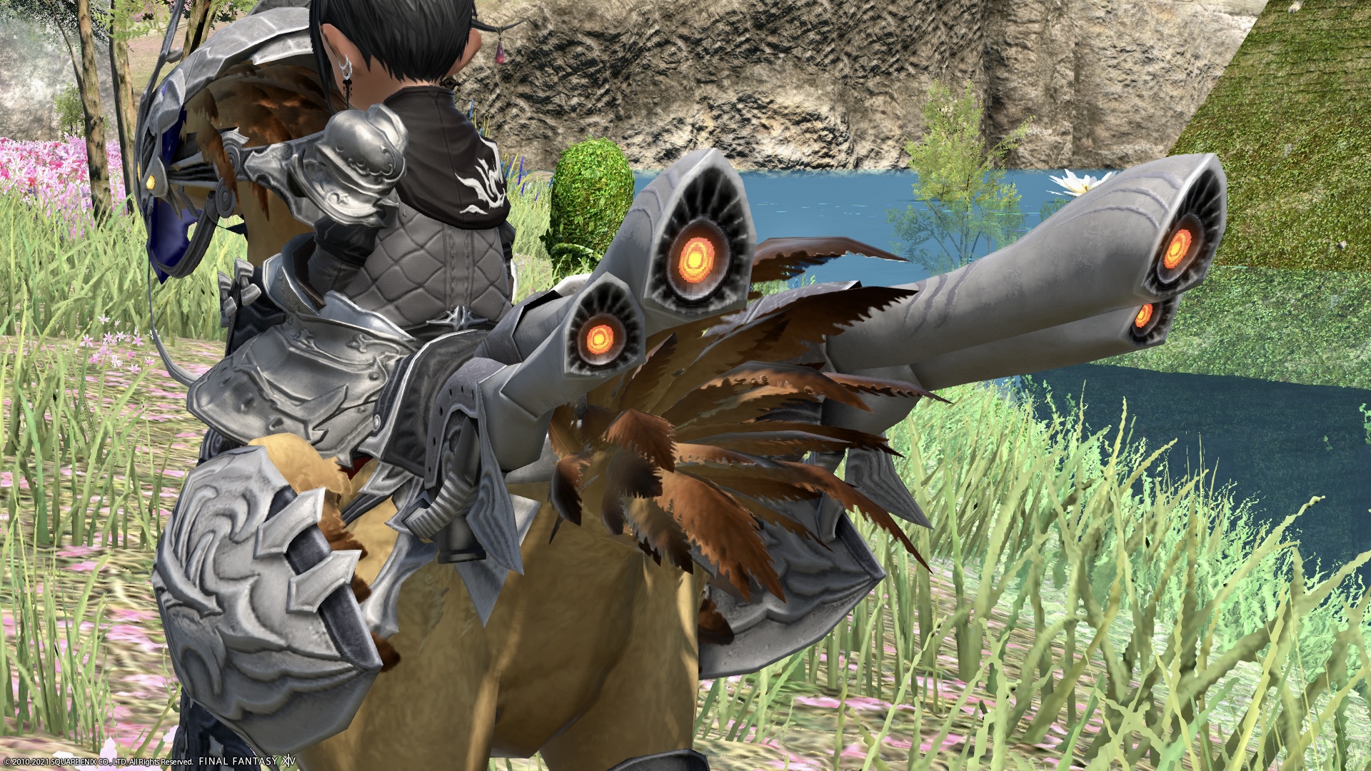 Is it equipped with an engine? Silver Chocobo Armor / The Cloud Deck ...