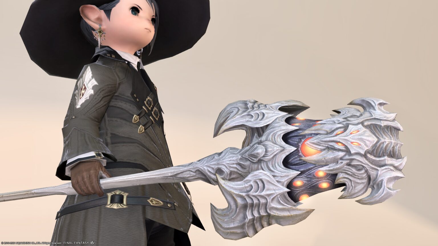 The Cloud Deck (Extreme) “Black Mage” Weapon, Mace-like wand “Diamond ...