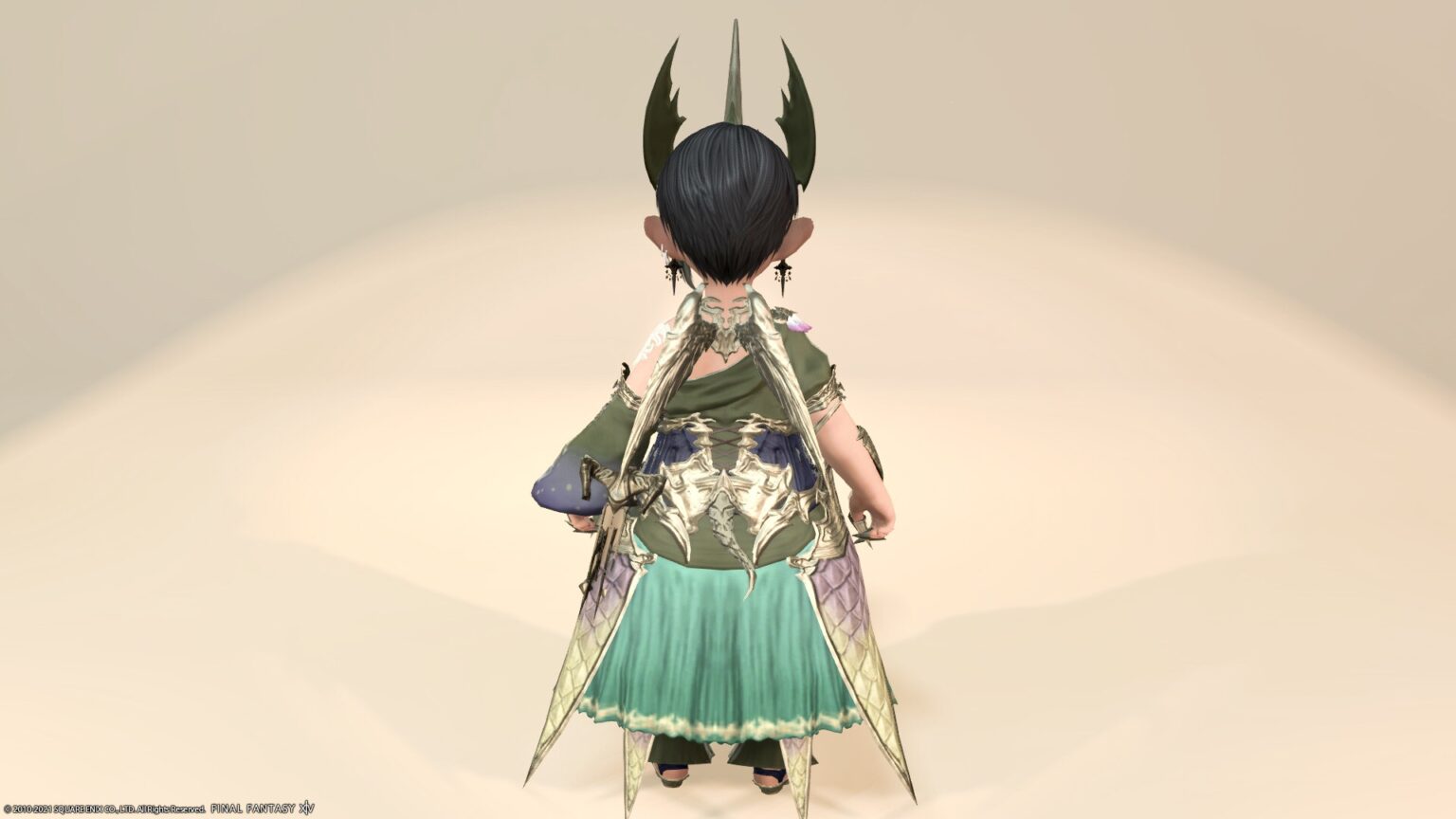 Summoner’s AF2 equipment, holy unicorn costume “Caller” series (Lalafell Men’s Ver.) | 【FF14 ...