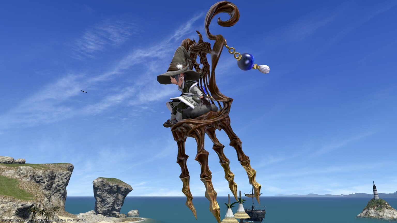 Fashionable and antique chair mount “Archon Throne” with long legs ...