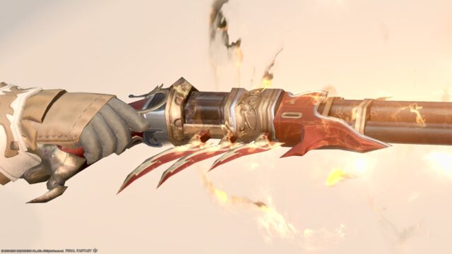 A beautifully shining Machinist gun with Suzaku’s feathers, a ...