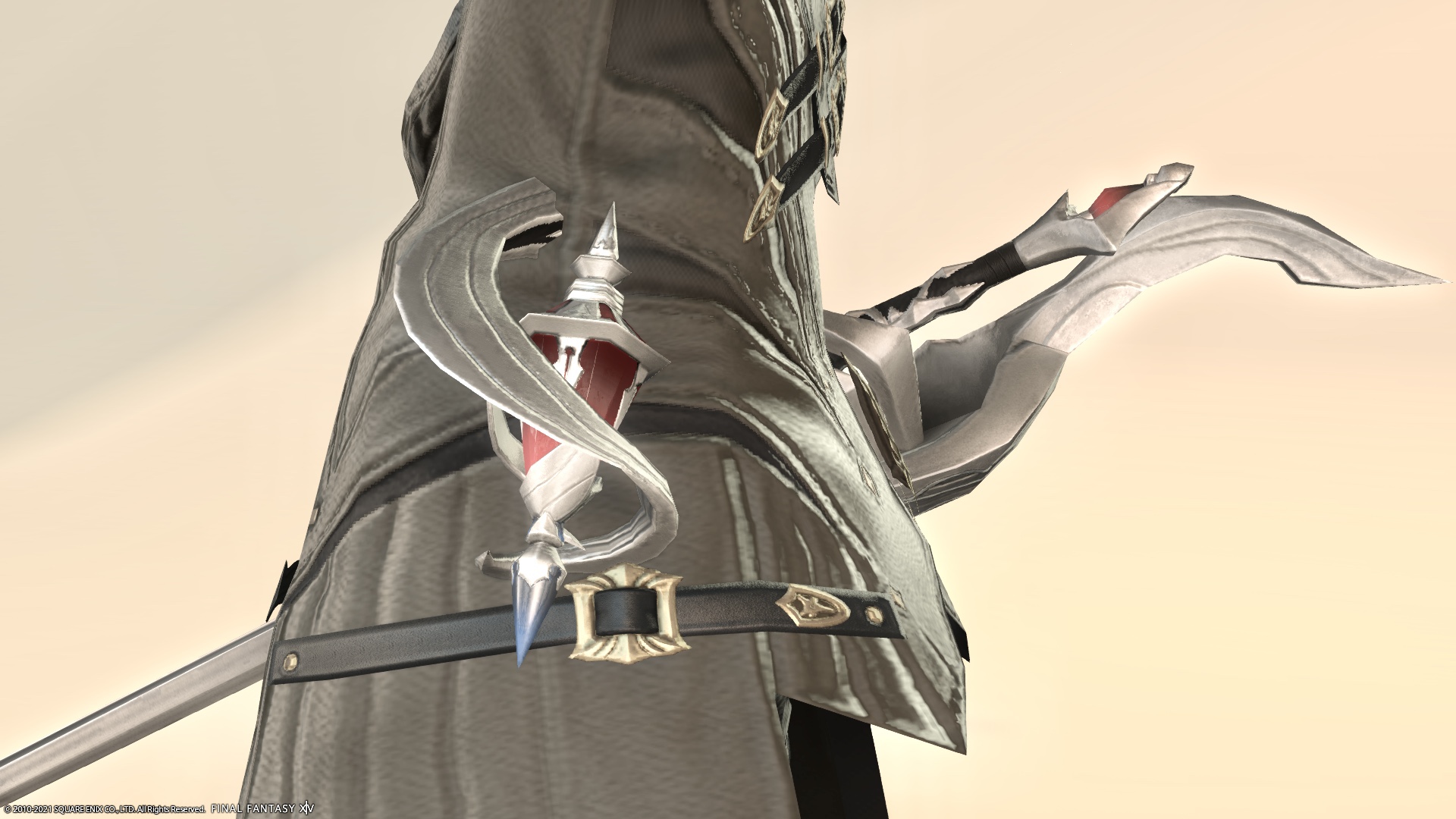A simple, beautiful and offensive and defensive red mage weapon ...