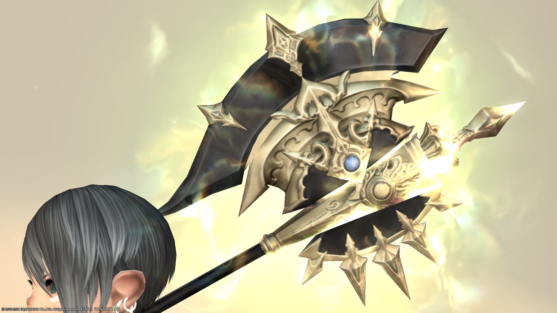 Gothic and fashionable warrior weapon, Sophia’s holy light axe “Axe of ...