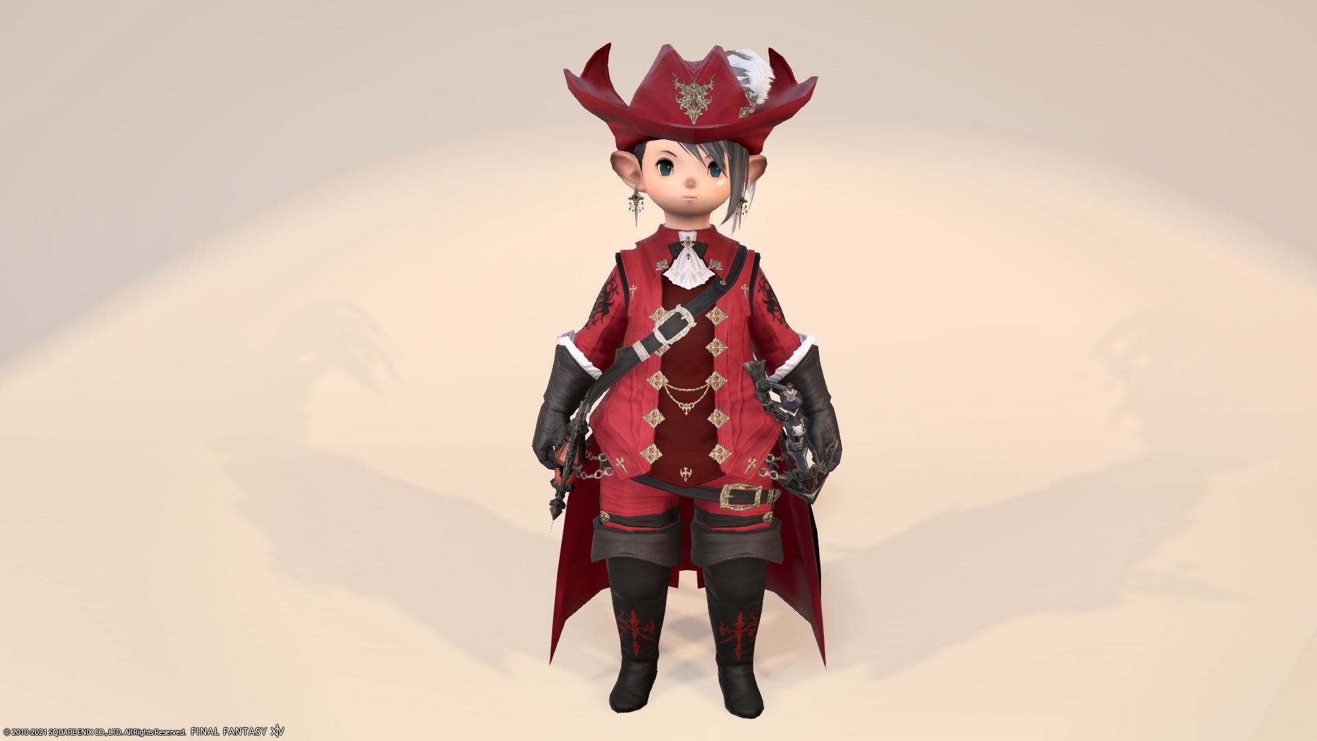 AF3 equipment of red mage, traditional FF red magic costume “Duelist ...