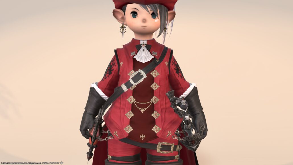 AF3 equipment of red mage, traditional FF red magic costume “Duelist ...