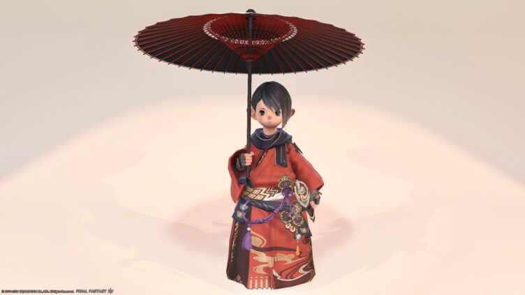 Meteor Mark’s fashionable Japanese-style umbrella “Red Moon Parasol ...