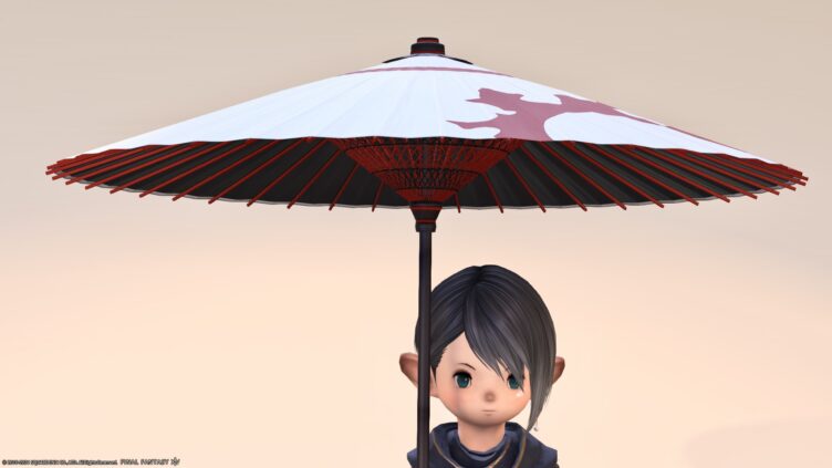 Meteor Mark’s fashionable Japanese-style umbrella “Red Moon Parasol ...