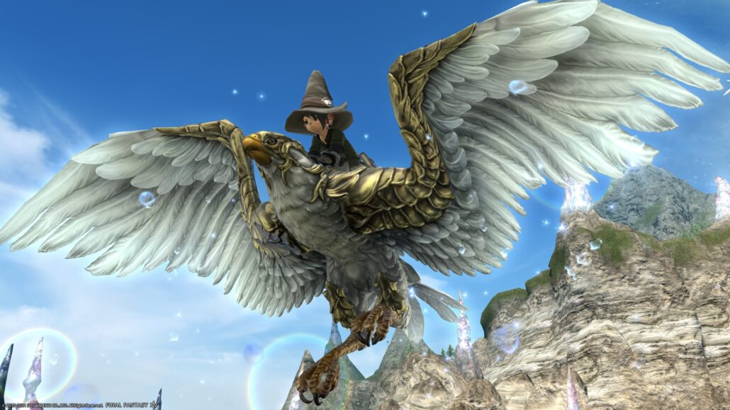 White and beautiful bubble bird, The Limitless Blue (Extreme) mount ...