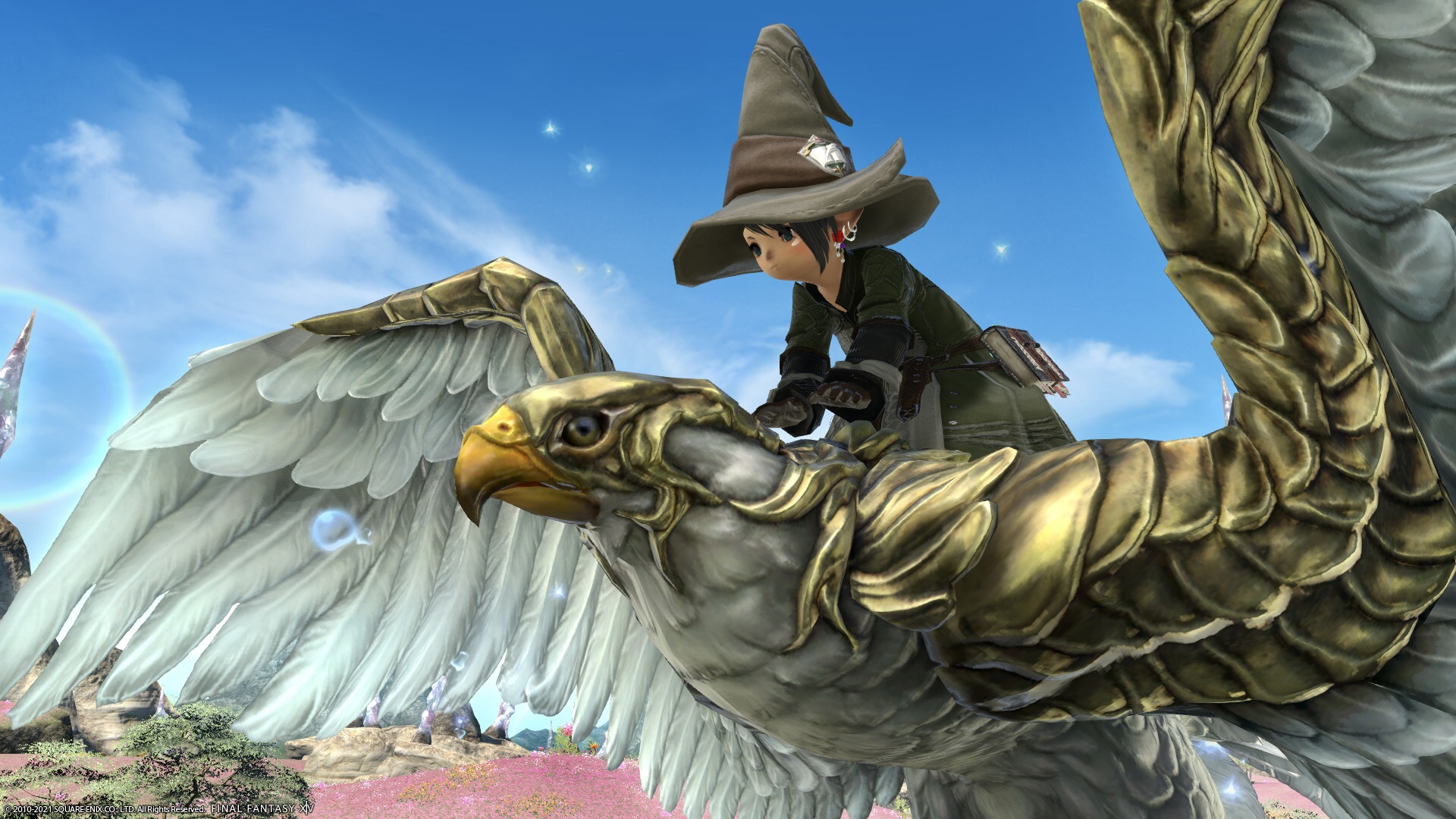 White and beautiful bubble bird, The Limitless Blue (Extreme) mount ...