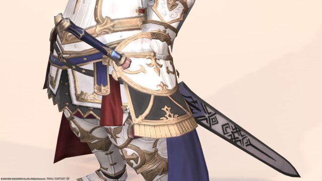 Paladin’s AF4 weapon, a deformed shield with spreading wings and a ...