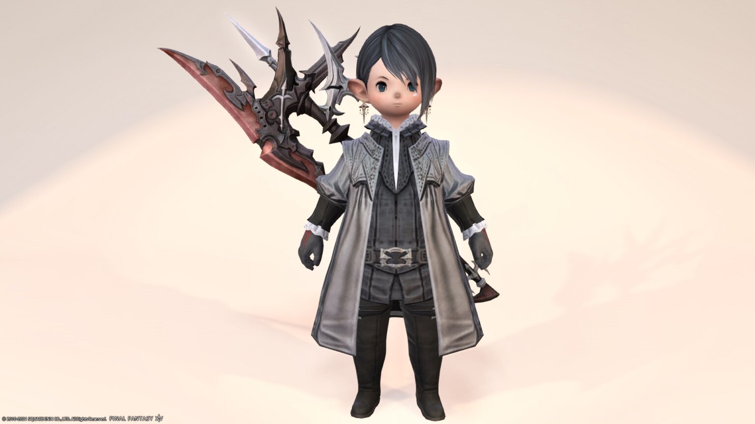 Warrior Eureka Weapon (EW) Fourth Form-A glowing axe wrapped in flames ...