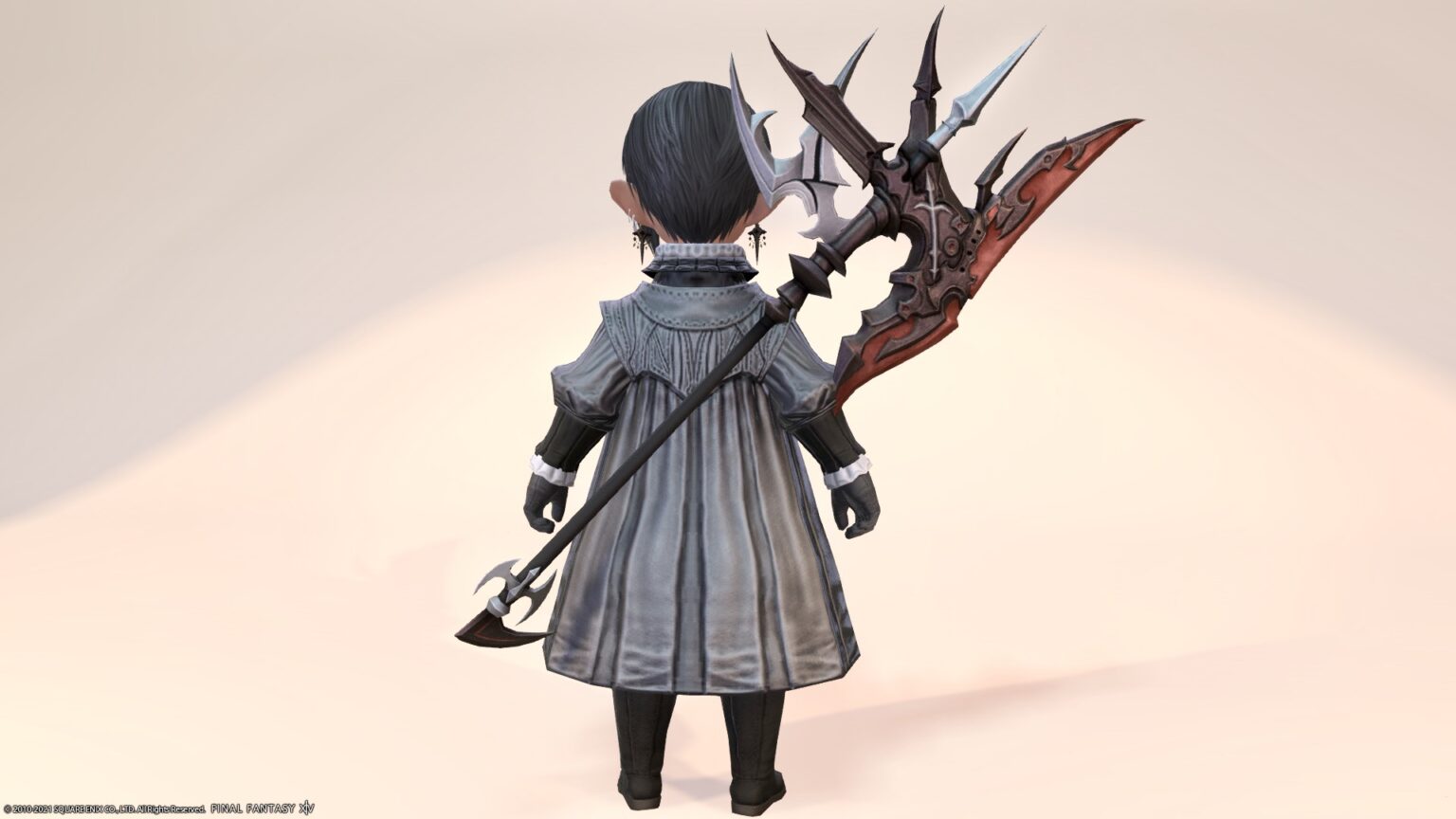 Warrior Eureka Weapon (EW) Fourth Form-A glowing axe wrapped in flames ...