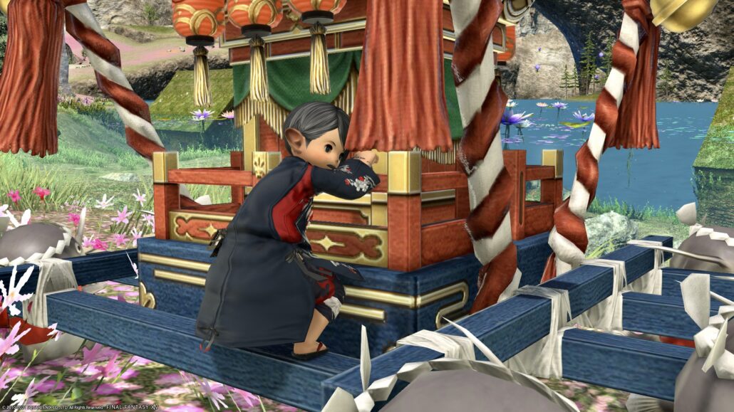 Namazu’s cute “portable shrine” Wasshoi Festival mount “Mikoshi ...