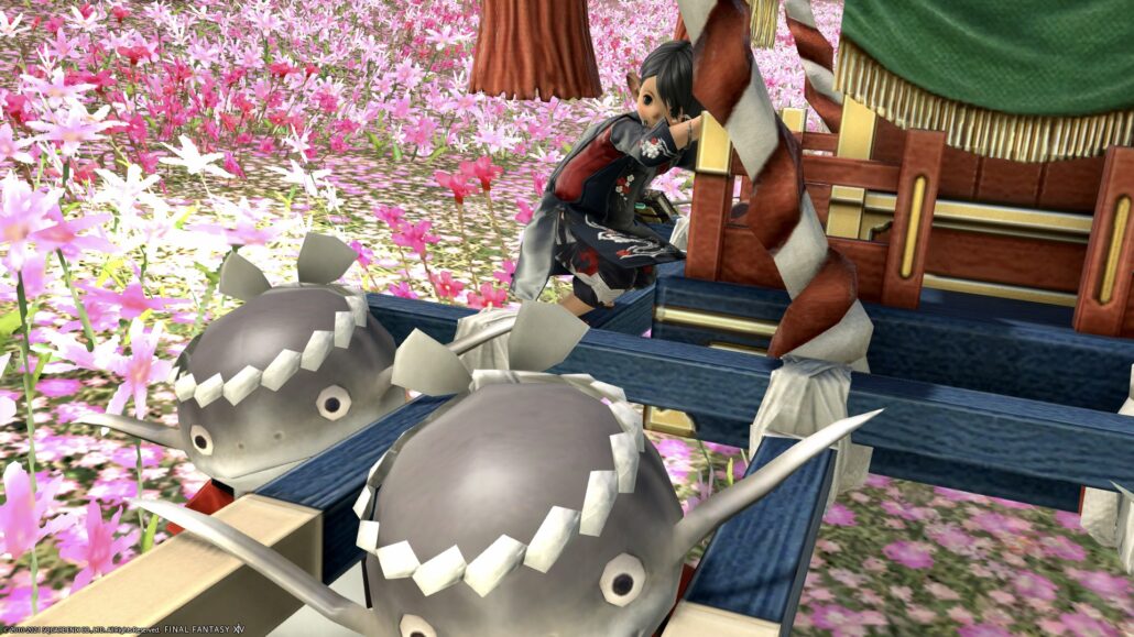 Namazu’s cute “portable shrine” Wasshoi Festival mount “Mikoshi ...