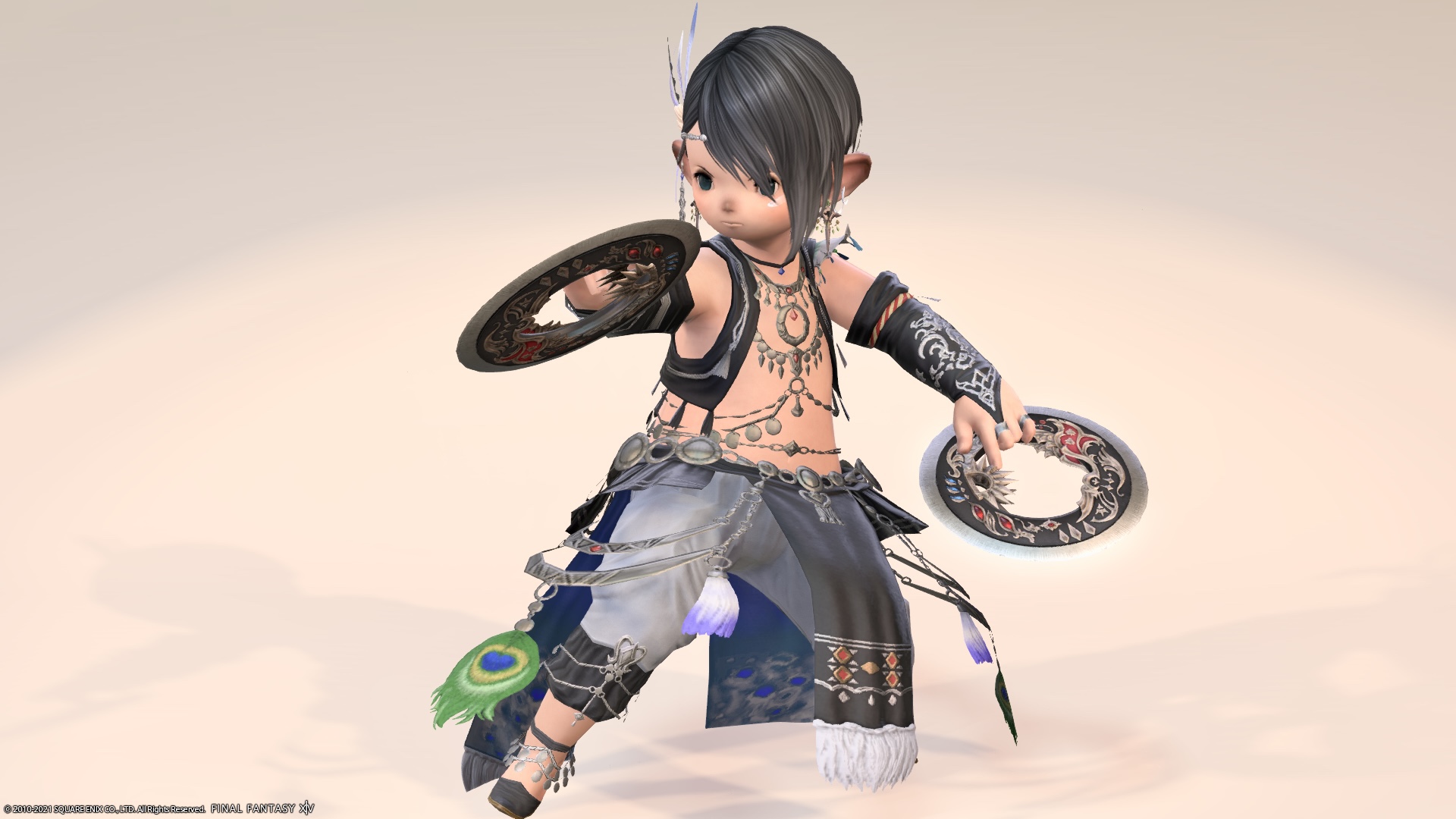 踊り子のAF4装備・クジャクの舞踏着『ダンサー』シリーズ（ララフェル男子Ver.） | Norirow Note エオルゼア冒険記 in FF14