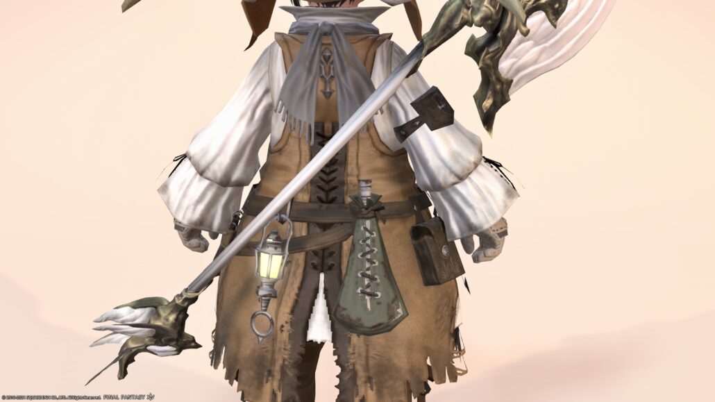 A warrior’s glowing axe with beautiful bubbles and feather effects ...