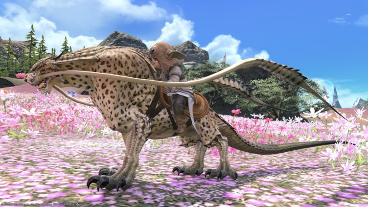 Leopard print mount “Coeurl” (A Realm Reborn Collector’s Edition ...