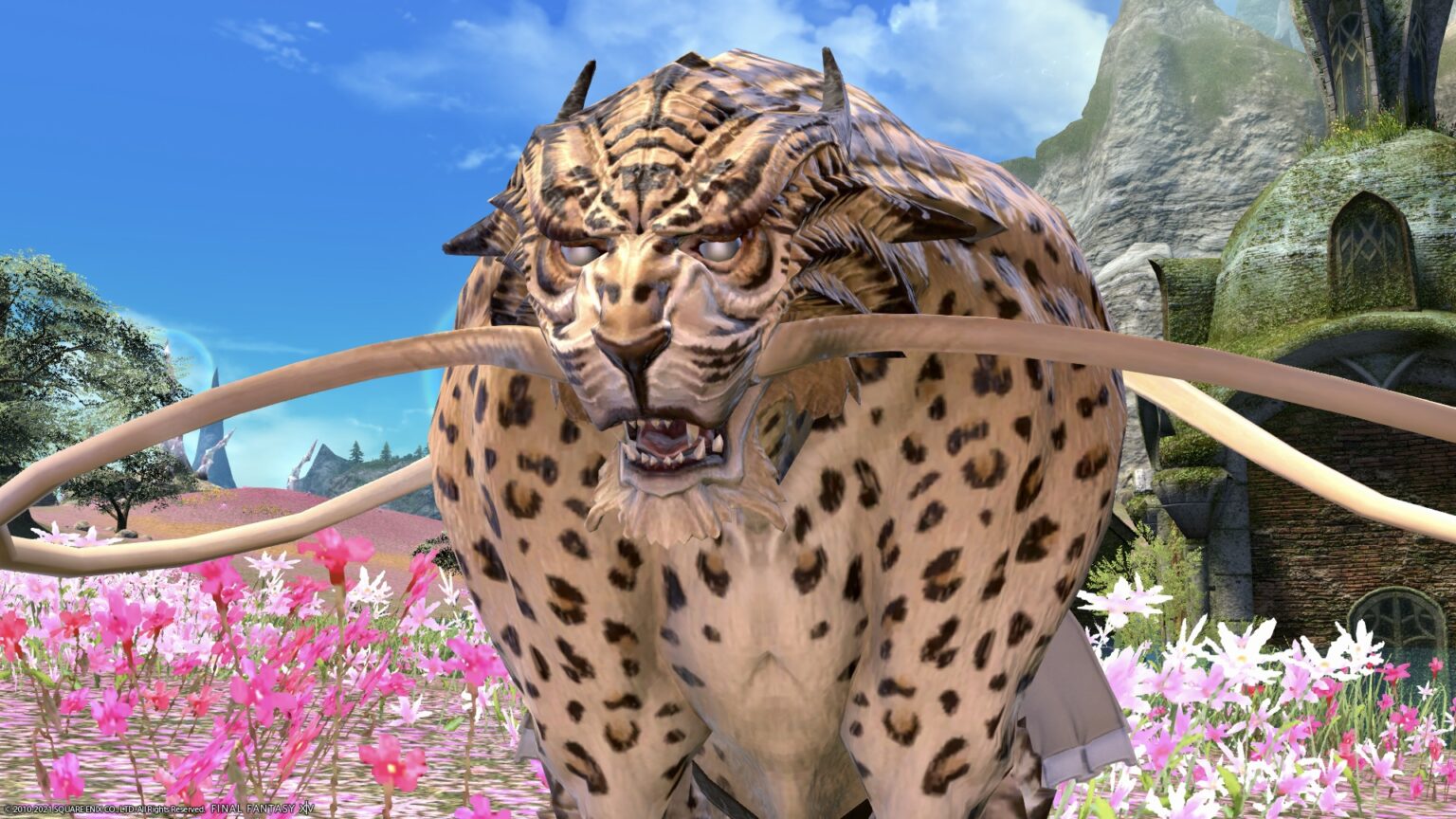 Leopard print mount “Coeurl” (A Realm Reborn Collector’s Edition ...