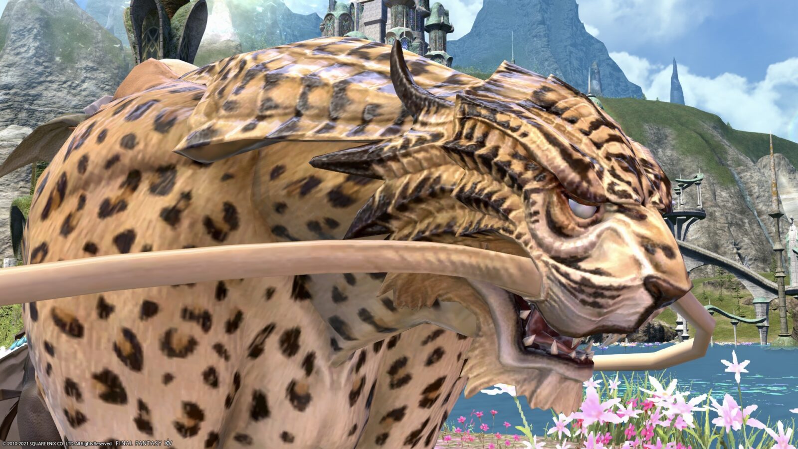 Leopard print mount “Coeurl” (A Realm Reborn Collector’s Edition ...