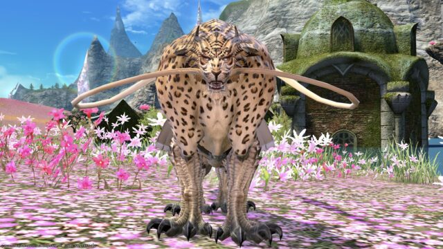 Leopard print mount “Coeurl” (A Realm Reborn Collector’s Edition ...