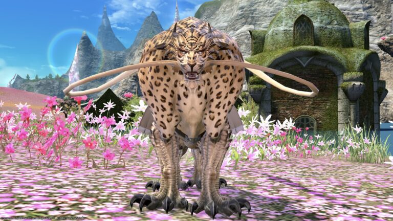 Leopard print mount “Coeurl” (A Realm Reborn Collector’s Edition ...