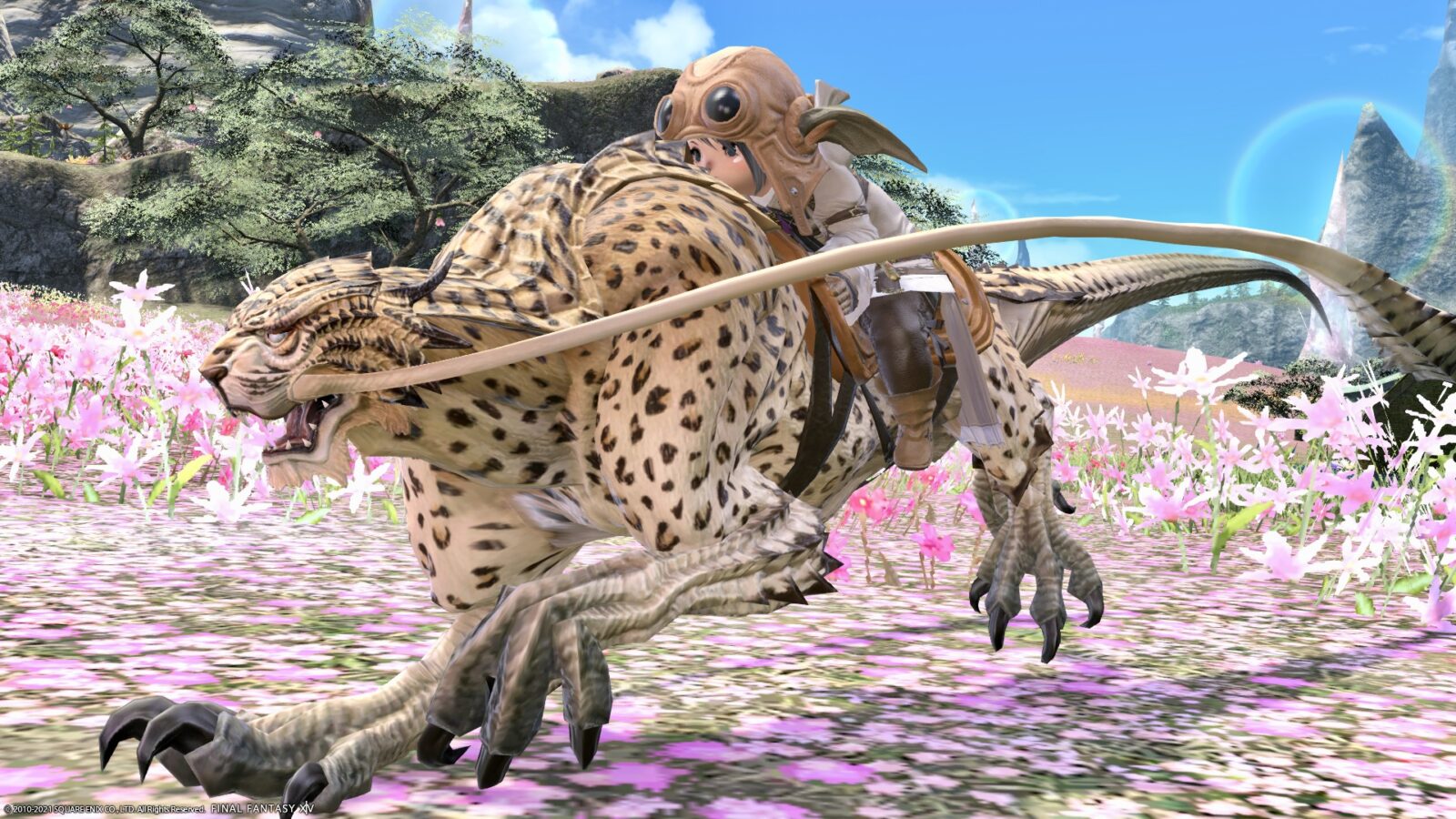 Leopard print mount “Coeurl” (A Realm Reborn Collector’s Edition ...
