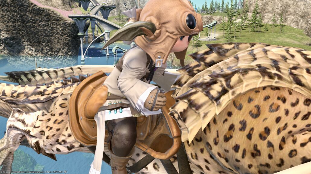 Leopard print mount “Coeurl” (A Realm Reborn Collector’s Edition ...