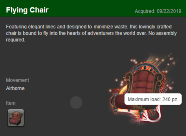 Magical flying chair mount, luxury sofa “Flying Chair” | Norirow Note ...