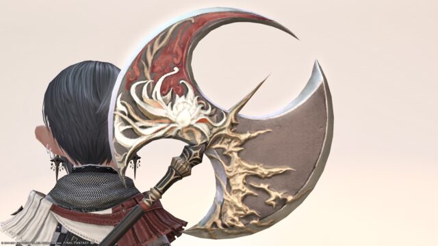 Tsukuyomi’s shining warrior weapon, the fashionable Japanese-style axe ...