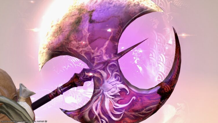 Tsukuyomi’s shining warrior weapon, the fashionable Japanese-style axe ...