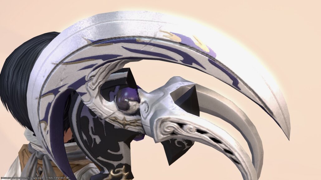 Warrior’s axe with cool effects of ink and lightning “Byakko’s ...