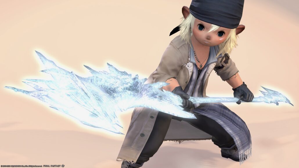 FF13 Lightning Returns Snow Weapon / Ice Warrior Axe “l’Cie Bardiche ...