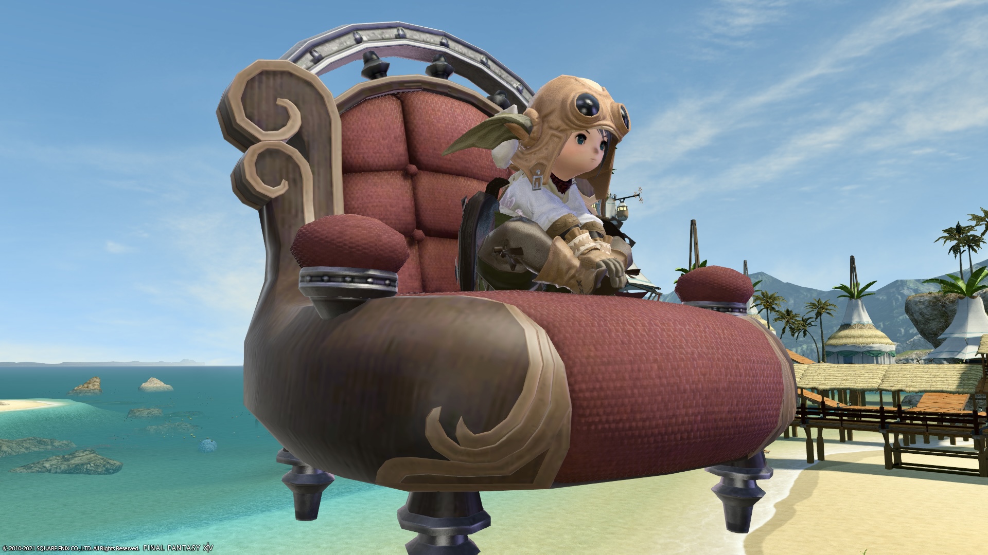 魔法仕掛けの空飛ぶ椅子マウント・高級ソファ『フライング・チェアー』 | Norirow Note エオルゼア戦記 in FF14
