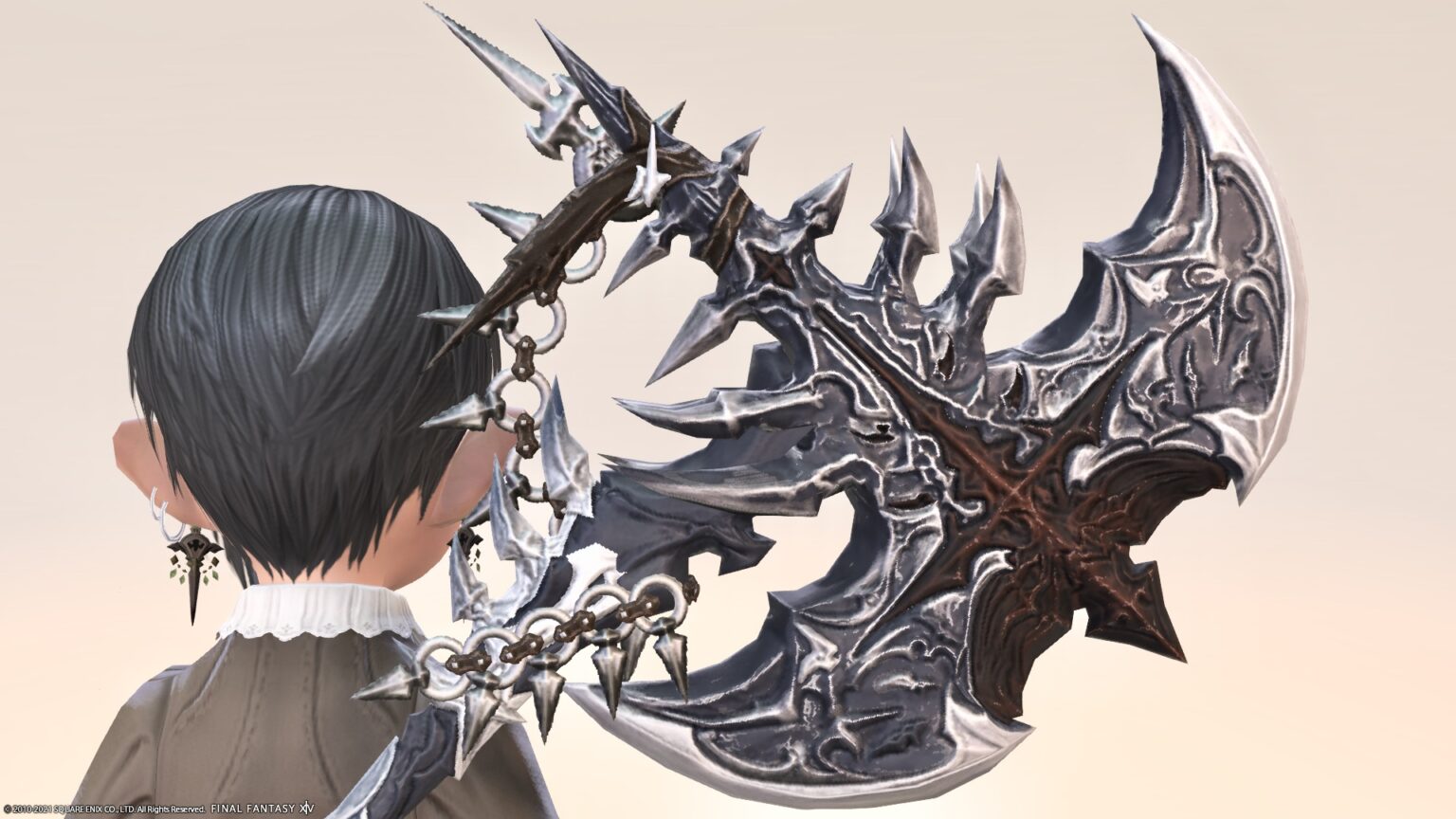Warrior’s Anima Weapon (AW) 6th Stage-Glowing Dark Axe “Sharpened Axe ...