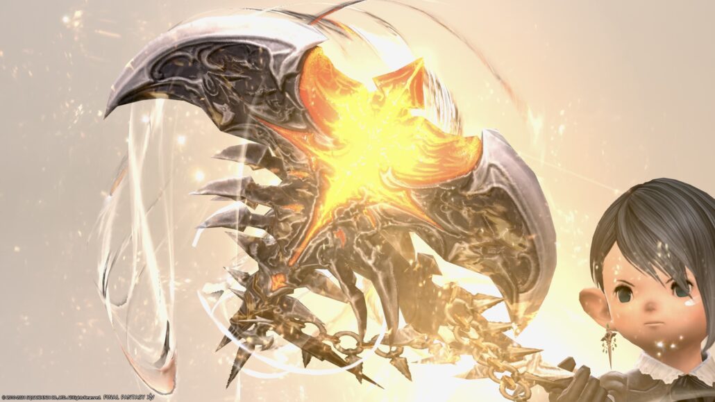 Warrior’s Anima Weapon (AW) 6th Stage-Glowing Dark Axe “Sharpened Axe ...