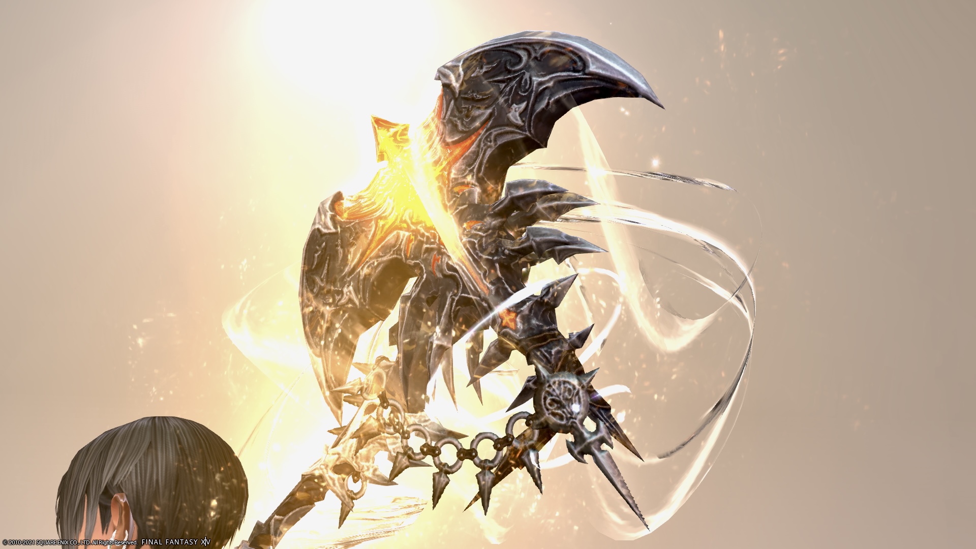 Warrior’s Anima Weapon (AW) 6th Stage-Glowing Dark Axe “Sharpened Axe ...