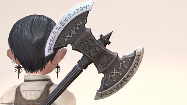 Warrior’s Anima Weapon (AW) Final Form-Sacred Black Axe of Red Flame ...