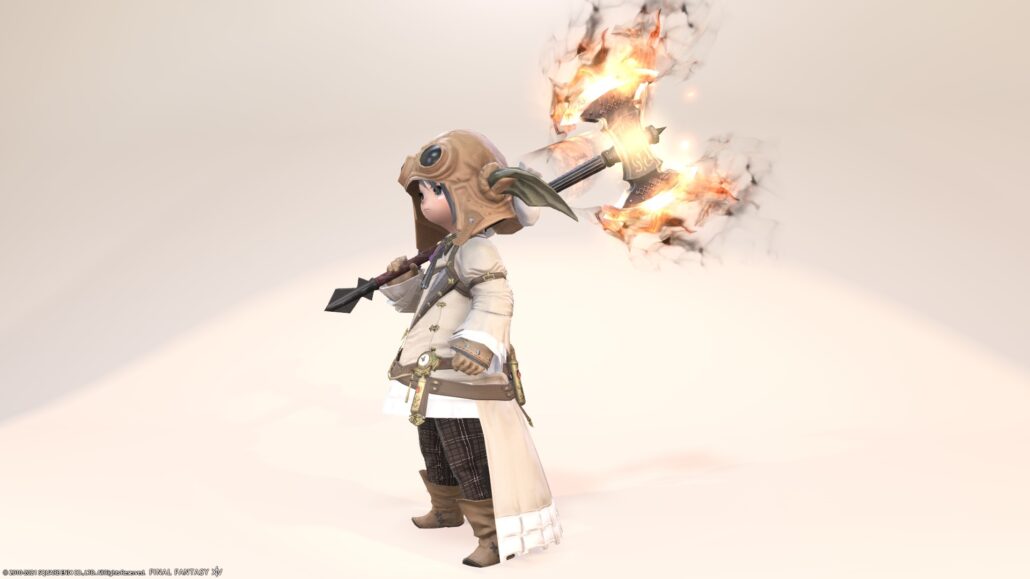 Warrior’s Anima Weapon (AW) Final Form-Sacred Black Axe of Red Flame ...