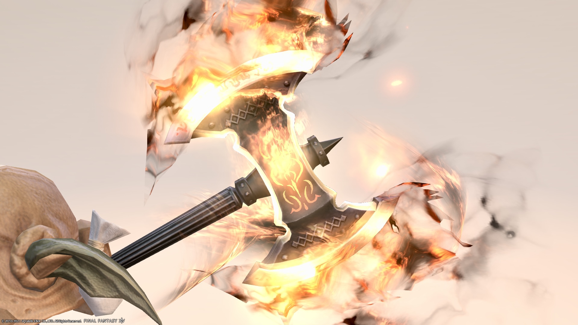 Warrior’s Anima Weapon (AW) Final Form-Sacred Black Axe of Red Flame ...