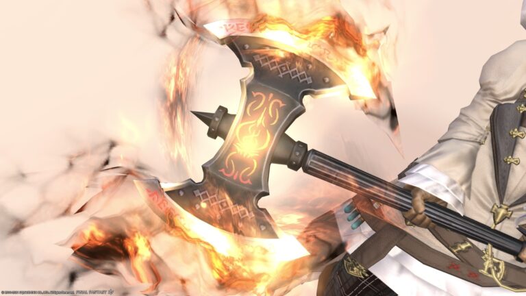 Warrior’s Anima Weapon (AW) Final Form-Sacred Black Axe of Red Flame ...