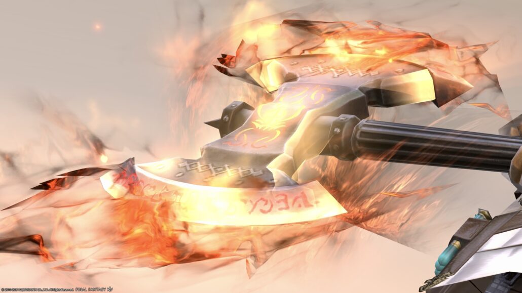Warrior’s Anima Weapon (AW) Final Form-Sacred Black Axe of Red Flame ...
